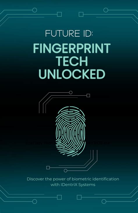 Free Fingerprint Technology Poster Template To Edit Online