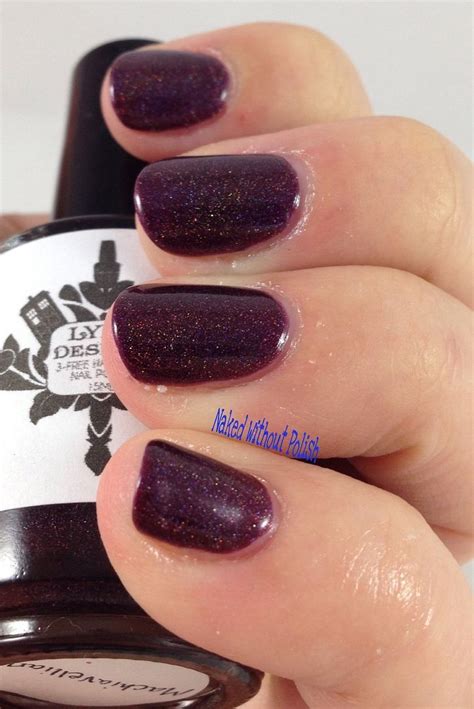 LynBDesigns Machiavellian Swatch And Review Naked Without Polish