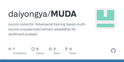 Github Daiyongya Muda Source Codes For Adversarial Training Based Multi Source Unsupervised