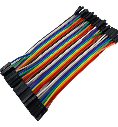 Cabo Wire Jumper Fêmea X Fêmea 40 Fios Conector Pequeno Nfe Mercadolivre