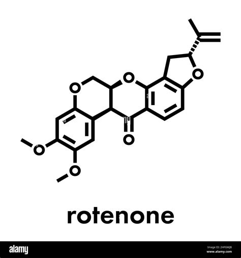 Rotenone Broad Spectrum Insecticide Molecule Also Linked To