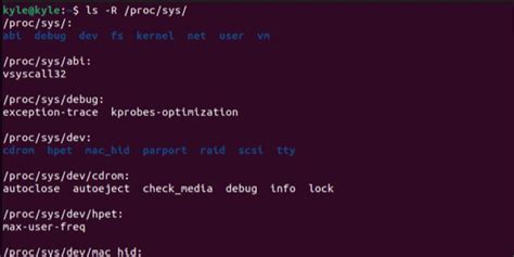 Sysctl Linux Command