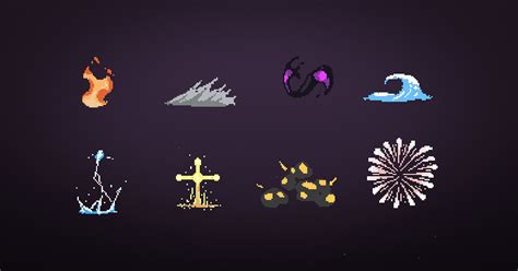 Pixel Art Rpg Vfx Lite Vfx Particles Unity Asset Store