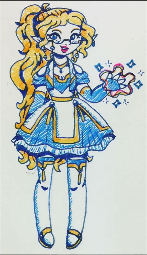 Inktober Day Half Elf Wizard R Characterdrawing