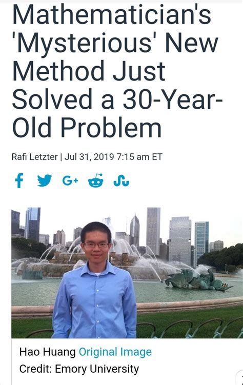 Computer Science “sensitivity Conjecture” Math Online Tom Circle