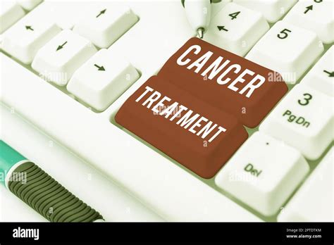 Inspiration Showing Sign Cancer Treatment Concept Meaning Financial