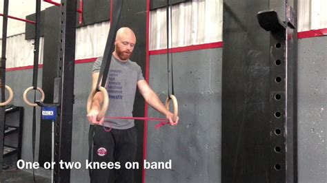 Band Assisted Ring Dips Youtube