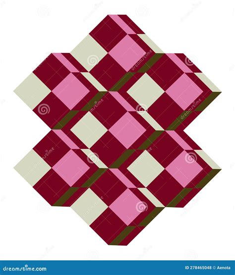 Victor Vasarely Style Pattern Abstract Vector Old Fashioned Op Art