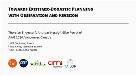 Towards Epistemic Doxastic Planning With Observation And Revision Video Underline