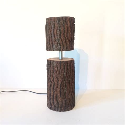 Rustic Lamp Led Lamp Log Lamp Tree Lamp Table Lamp Woodland Lamp Log Light Led Log Light