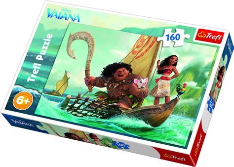 Puzzle Trefl Puzzle Odvážná Vaiana 160 Dílků Neuveden Knizniklubcz