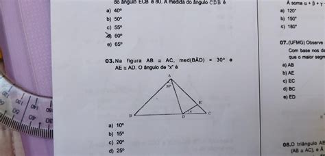 Do Ngulo ECB 80 A Medida Do Ngulo CDB A 40 B StudyX