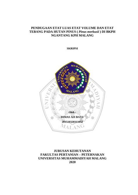 PDF PENDUGAAN ETAT LUAS ETAT VOLUME DAN ETAT Eprints Umm Ac Id