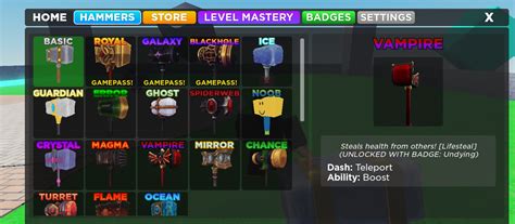 Hammer Arena How To Get All Badges Item Level Gaming