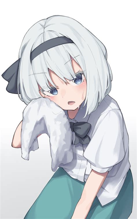 Konpaku Youmu And Konpaku Youmu Touhou Drawn By Garasuno Danbooru