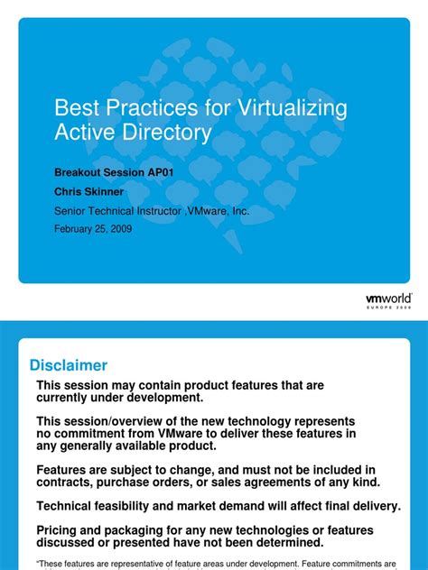 Pdf Best Practices For Virtualizing Active Directory Dokumentips