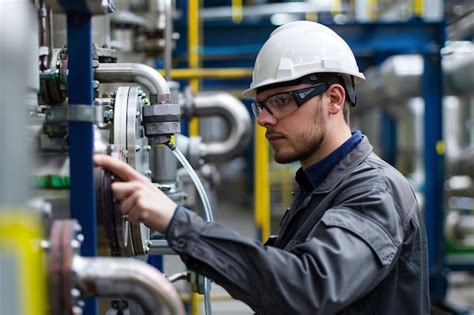 Process Engineer Improving Manufacturing Techniques And Workflows