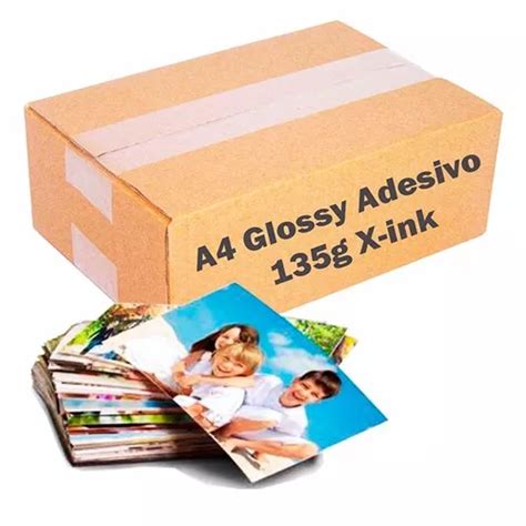 Papel Fotogr Fico Brillante De Pulgadas Impermeable G A Adhesivo Mercadolibre