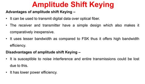 OOK Systems ASK FSK PSK BPSK QPSK Applications Of Data Communication Pptx