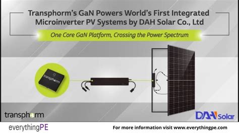 Everything Pe On Linkedin Transphorm Gan Fets Power Integrated Microinverter Pv Systems From Dah…
