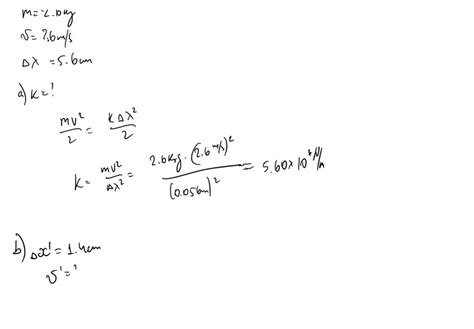 solved ip a 2 6 kg block slides with a speed of 2 6 m s on a