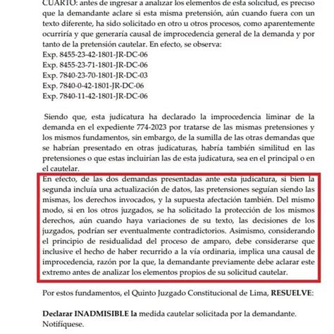 Poder Judicial Rechaza Otra Medida Cautelar De Patricia Benavides