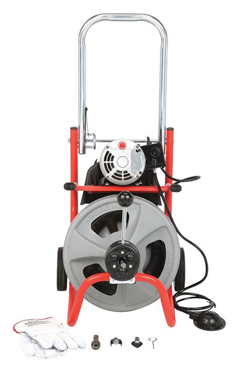Ridgid Corded K 400af Drain Cleaning Machine 40gl5427008 Grainger