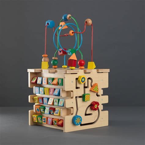 Cube Déveil Multi Activité En Bois