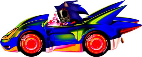 Sonic Exe Driving A Car Render By Shadowxcode On Deviantart