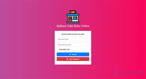 Aplikasi Managemen Toko Buku Berbasis Web Laravel