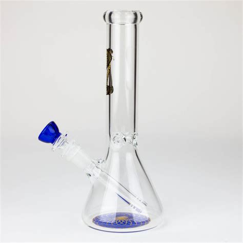95 Gold Cobra Beaker Glass Water Bong Wide — Bong Outletcom