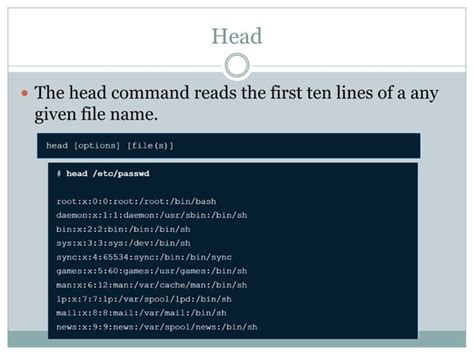 Linux Basic Commandspart1 Ppt Free Download