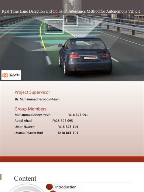 Real Time Lane Detection And Collision Avoidance Method For Autonomous