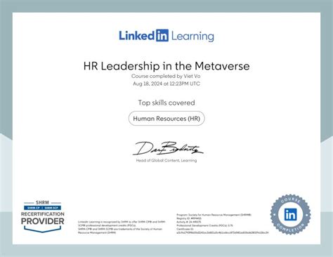 Viet Vo On Linkedin Certificate Of Completion