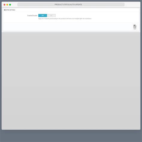 Product Status Update Enable Or Disable By Stock Module For PrestaShop