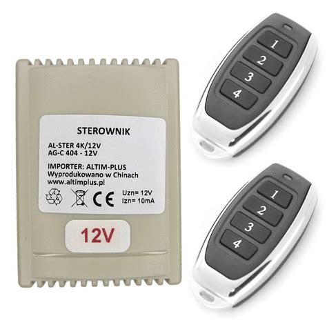 Sterownik 2 Kanałowy z Pilotem 12v Niska cena na Allegro