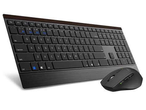 Rapoo 9500m Bluetooth And 2 4ghz Wireless Keyboard And Mouse Combo Black [9500m Black]