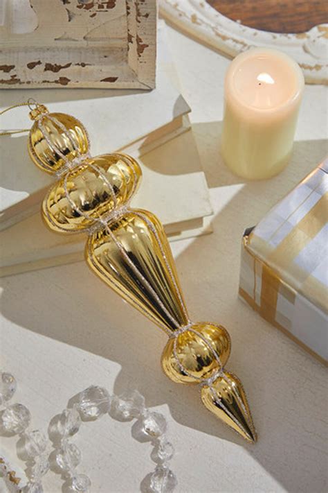 15 Glass Twisted Finial Icicle Ornament Decorators Warehouse