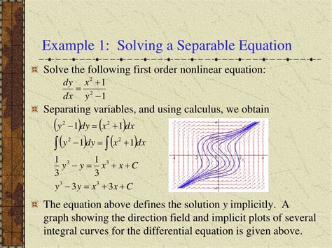 Ppt Ch 2 2 Separable Equations Powerpoint Presentation Free