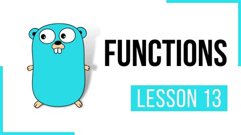 Functions Lesson Go Full Course CloudNative Go Tutorial Golang YouTube