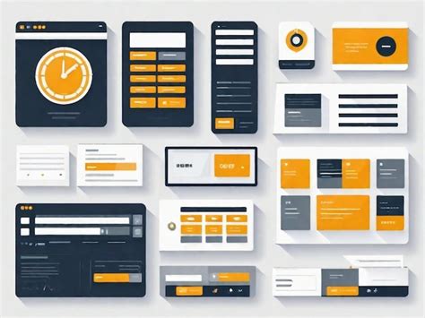 Modern Website Builder Interface Premium Ai Generated Image