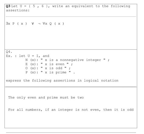 Answered Q3 Let U 5 6 Write An Equivalent Bartleby