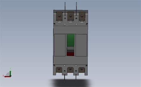 TGM1 63 1250系列 3极4极固定式塑料外壳式断路器 TGM1 63L3 SOLIDWORKS 2018 模型图纸下载 懒石网