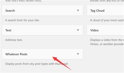 Displays Posts With Thumbnails In The Widget Whatever Posts Wp Missing