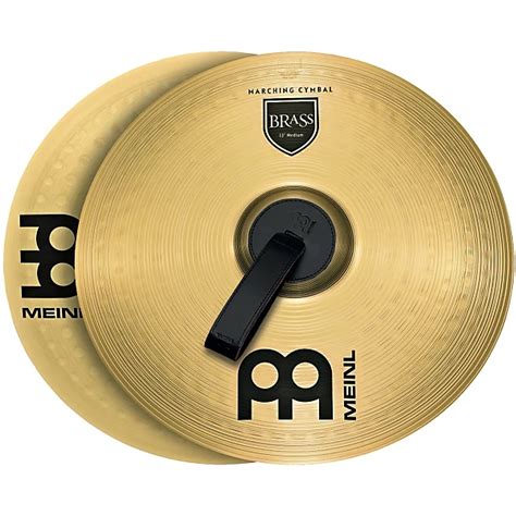 Meinl Brass Marching Medium Cymbal Pair 13 In Guitar Center