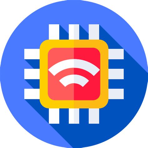 Cpu Flat Circular Flat Icon