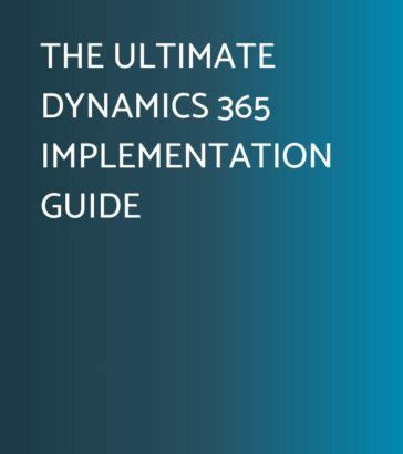 The Ultimate Dynamics 365 Implementation Guide | Pragmatiq