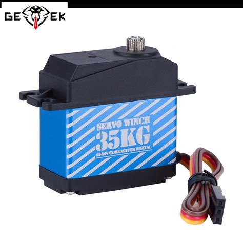 Digital Servo 35kg 360° Large Torque Waterproof Winch Tow Hook For