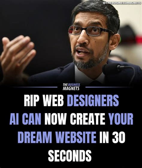 Rip Web Developers Imagine Building A Website In A Matter Of Minutes