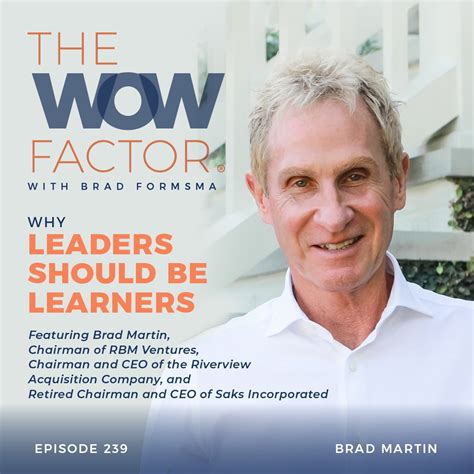 Brad Martin Chairman Of Rbm Ventures Vice Chairman Of Fedex